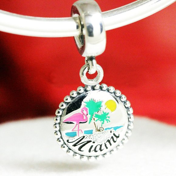 Pandora | Jewelry | Pandora Sterling Silver Miami Beach Dangle Mixed ...